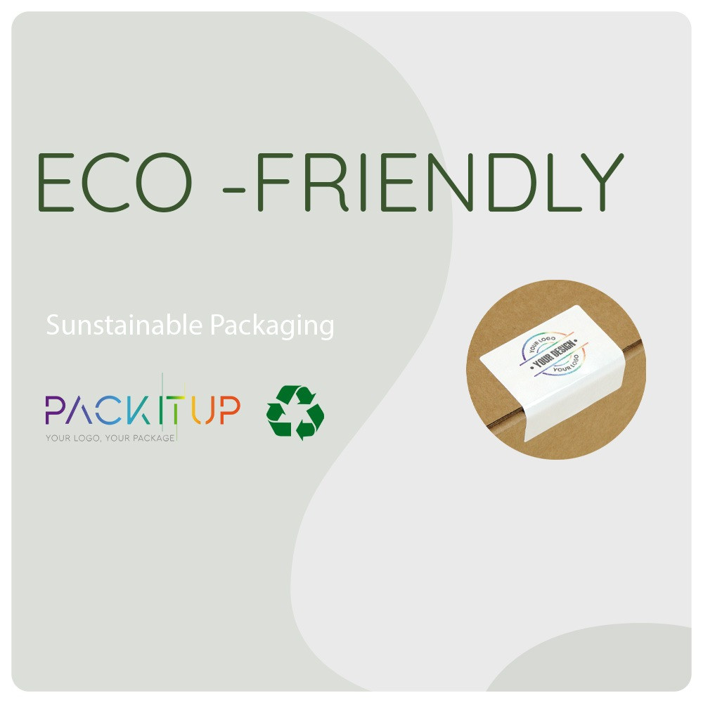 Paper sticker with colorful printing - Packitup